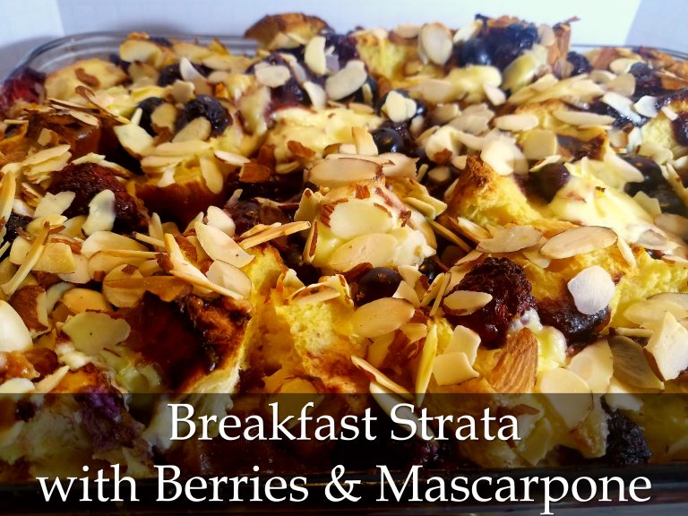 Breakfast Strata with Berries & Mascarpone | GradFood