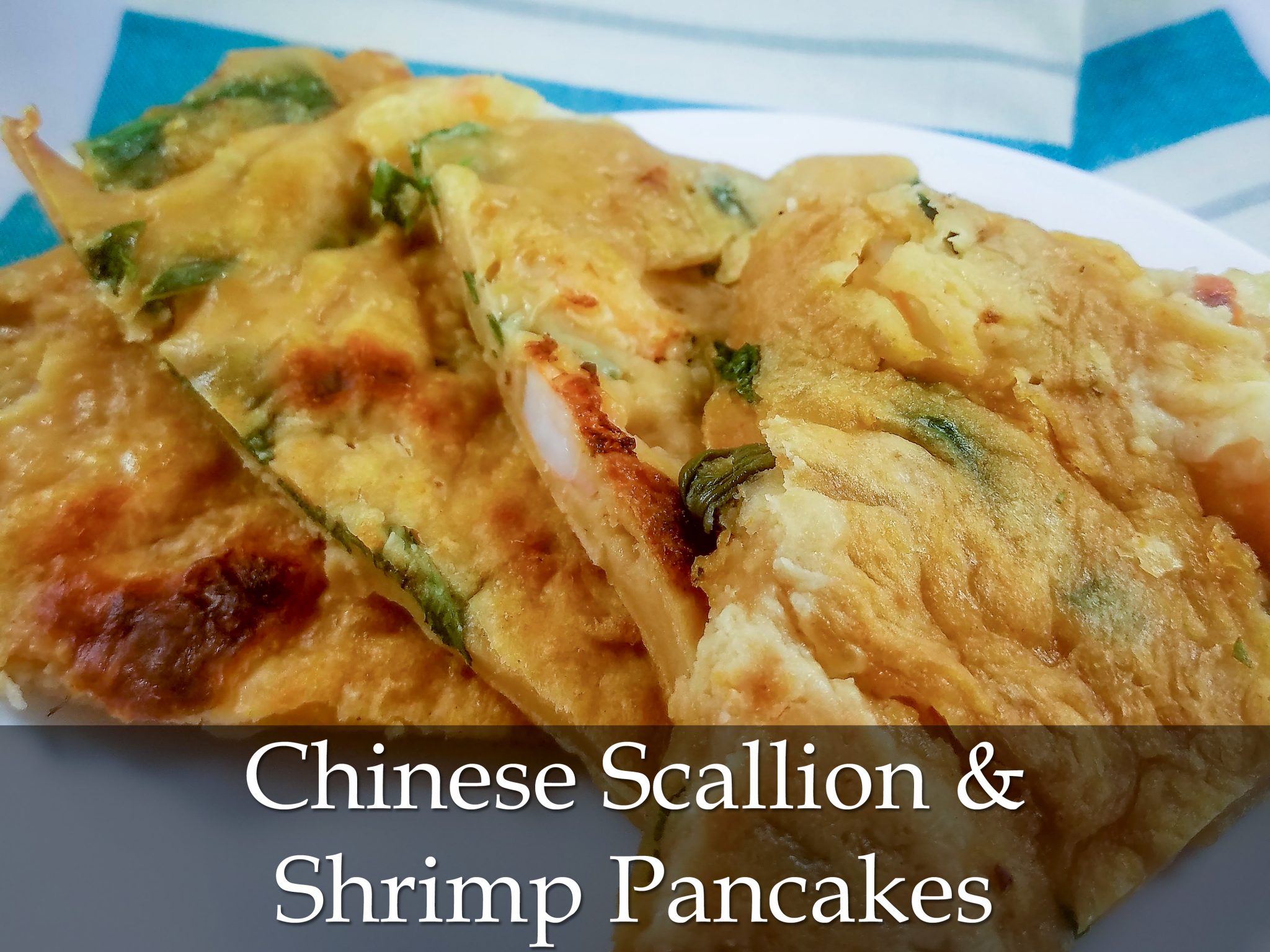 Chinese Scallion & Shrimp Pancakes | GradFood